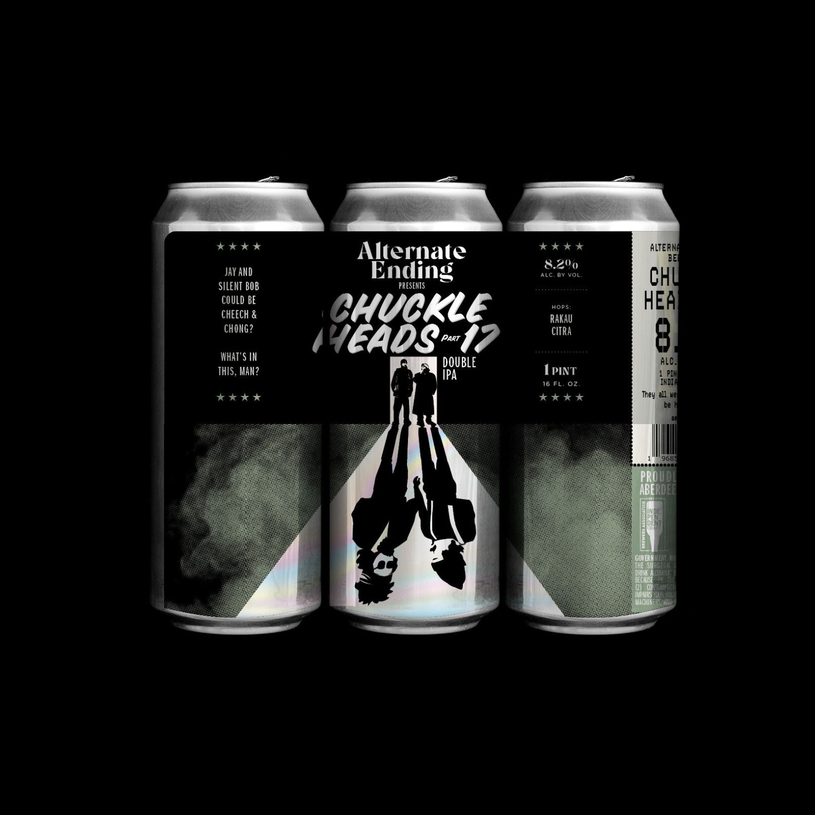 Alternate Ending Beer Co. Chuckle Heads 17 DIPA 8.2%