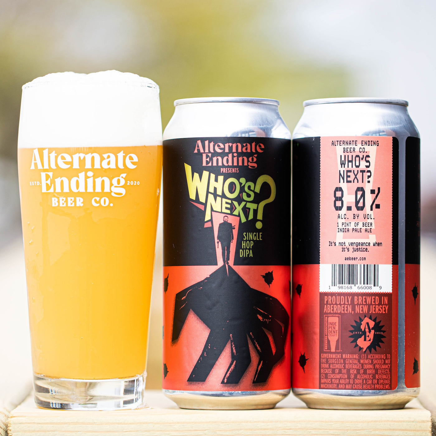 Alternate Ending Beer Co. Single Hop Double IPA 8%
