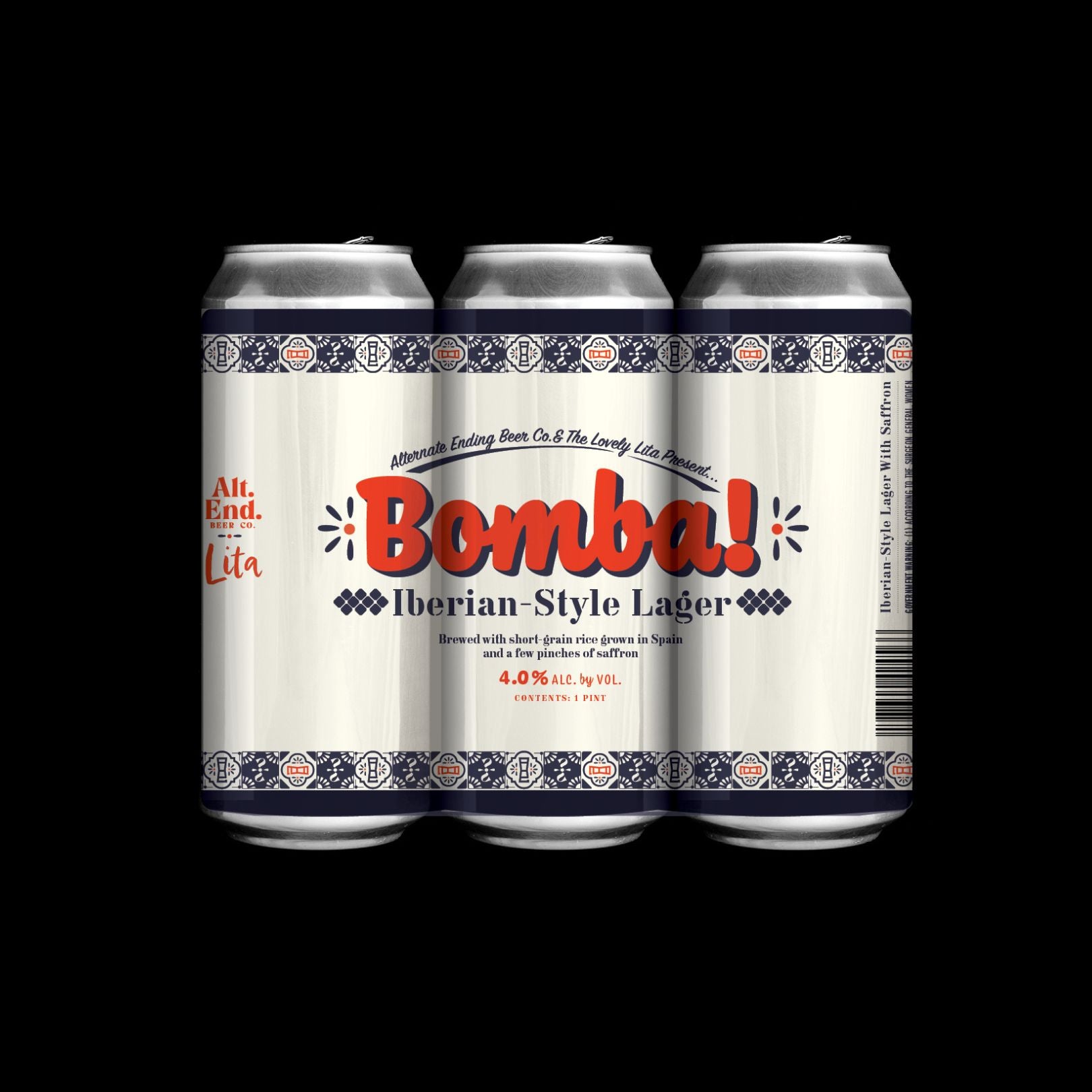 Bomba | Saffron Rice Lager | Alternate Ending Beer Co.