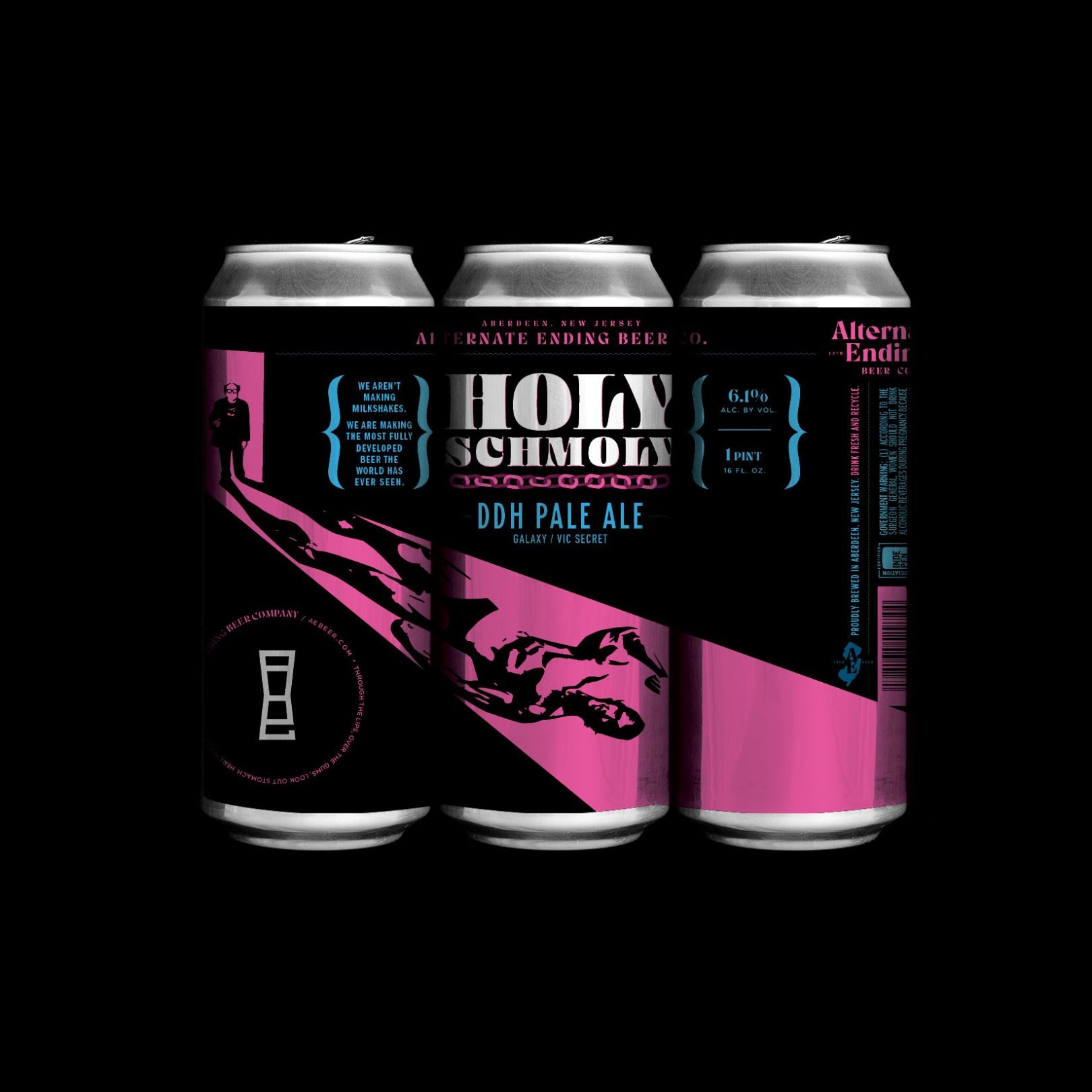 Alternate Ending Beer Co. DDH Pale Ale 6.1% ABV Holy Schmoly