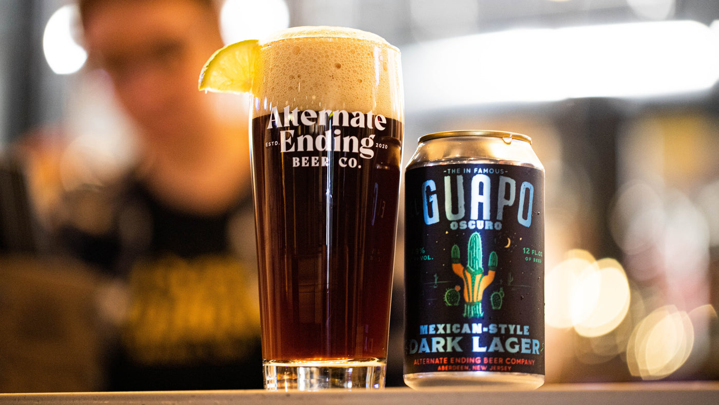 Alternate Ending Beer Co. Mexican-Style Dark Lager 4.9% El Guapo Oscuro