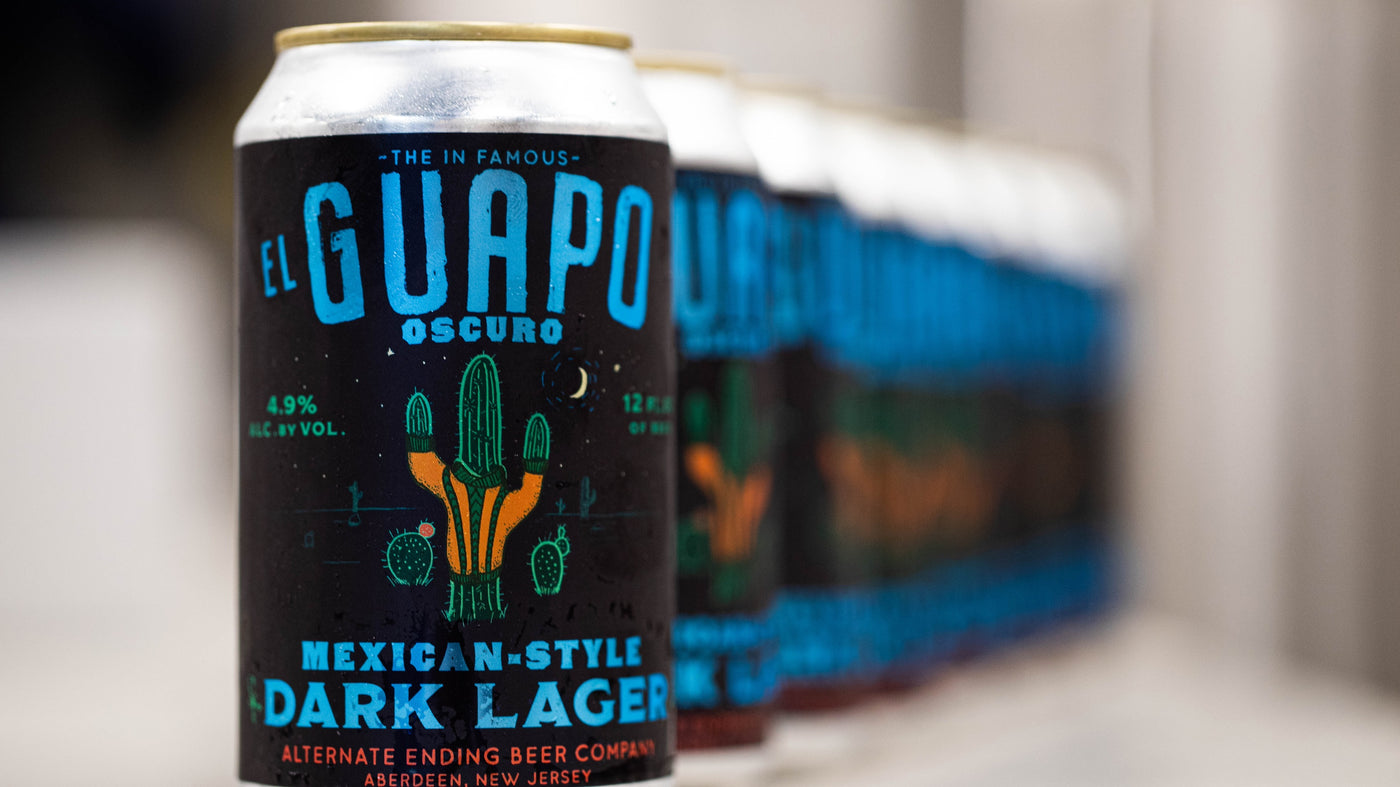 Alternate Ending Beer Co. Mexican-Style Dark Lager 4.9% El Guapo Oscuro