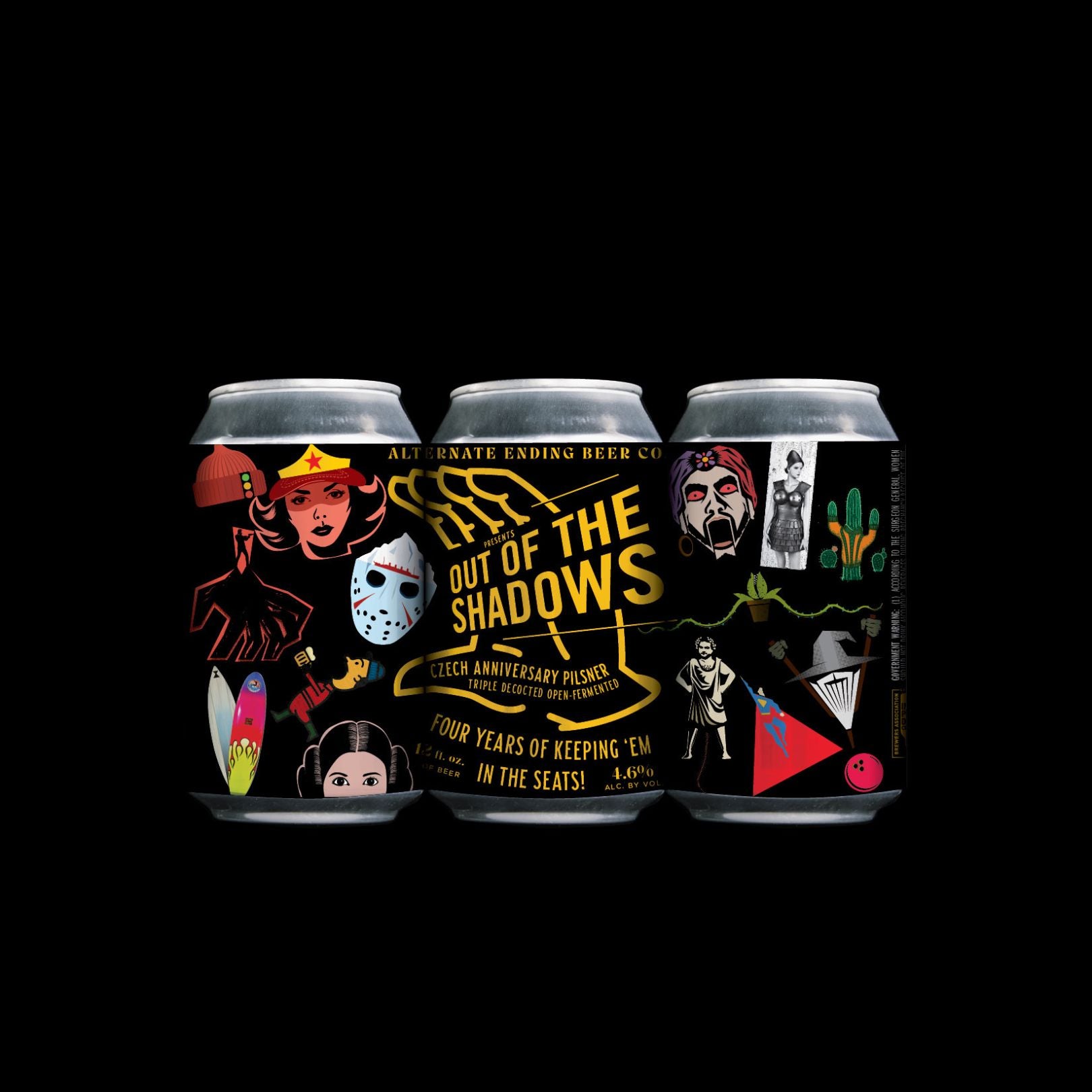 Alternate Ending Beer Co. Out Of The Shadows Czech Pilsner 4.6%