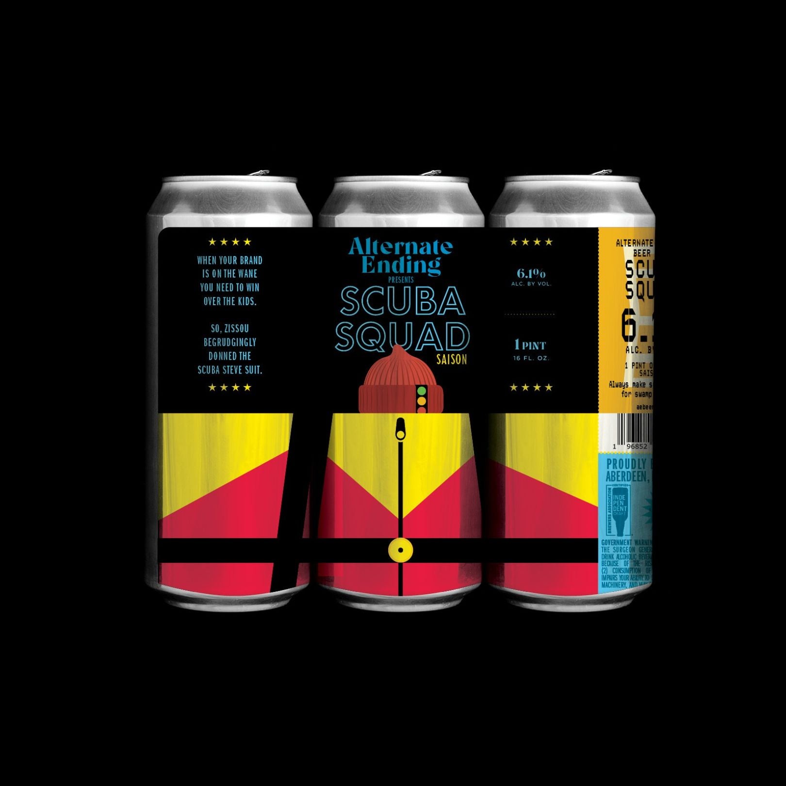 Alternate Ending Scuba Squad Saison 6.1% – Alternate Ending Beer Co.